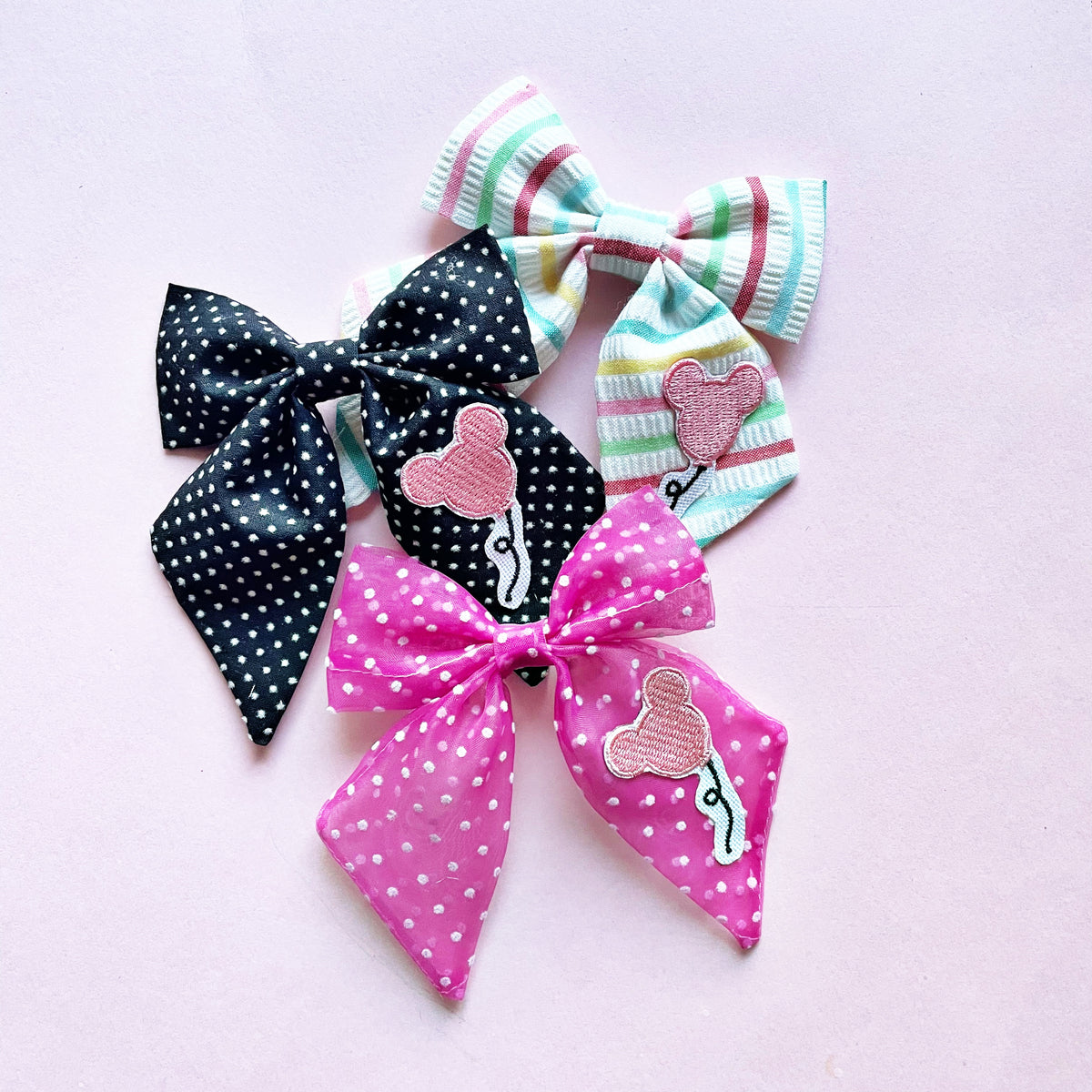 Pink Balloon Patch Reagan Bow – Lady Eleanor & Co